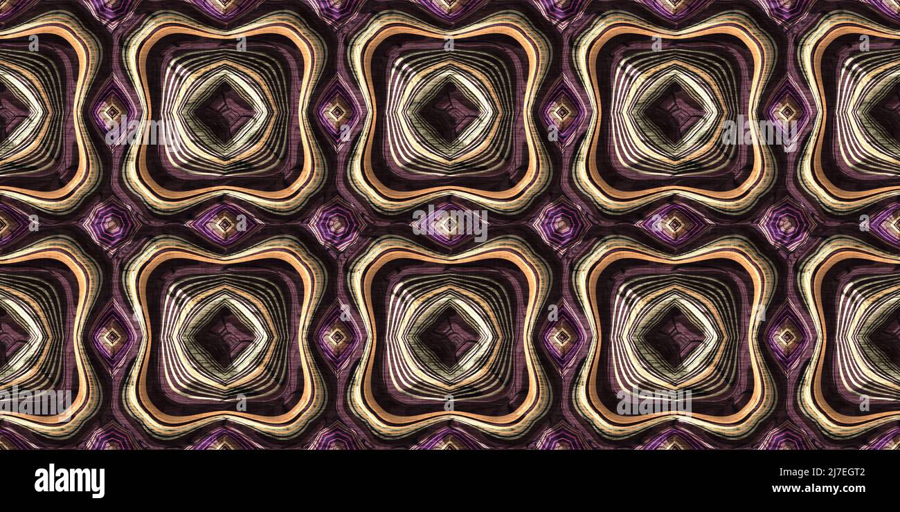 Earthy colours antique victorian geometric seamless border pattern in ...