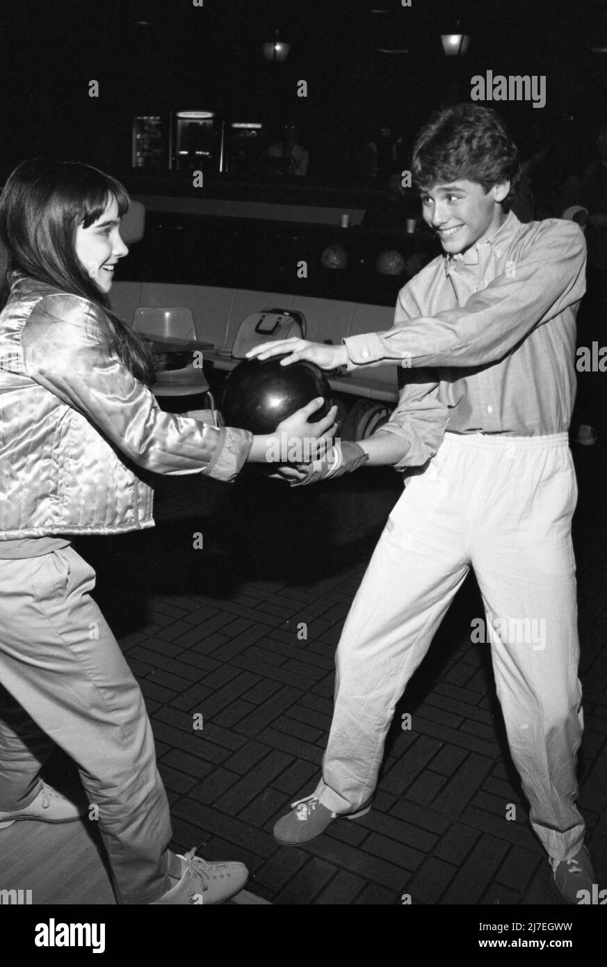 Danielle Brisebois and Rad Daly Circa 1980's Credit: Ralph Dominguez ...