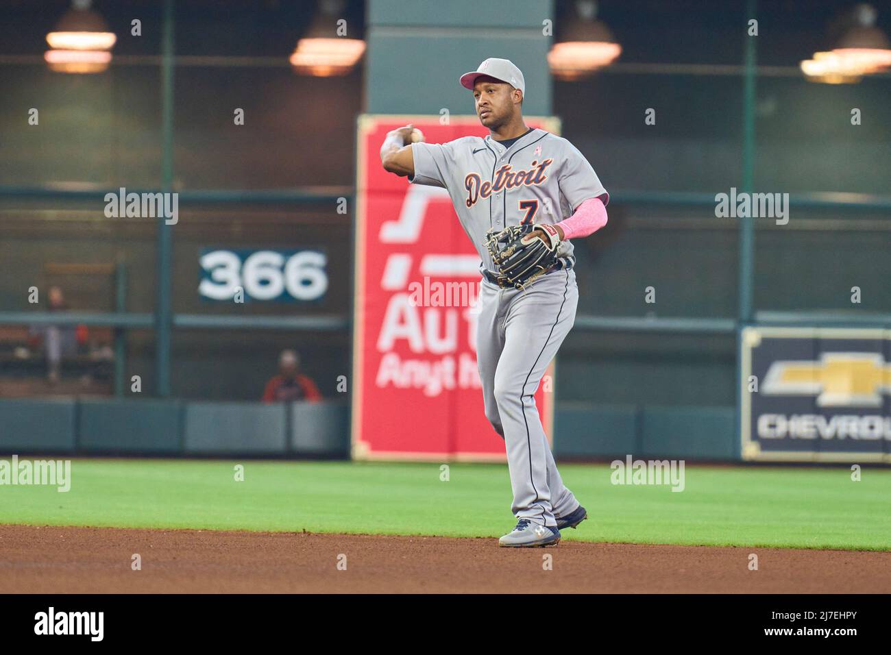 Houston Tx. 08/05/2022, May 8 2022: Detroit second baseman Jonathan ...
