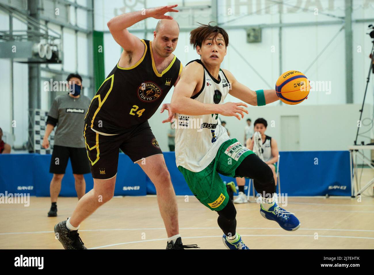 (L-R) Kyle Matthew (CRAYON), Soichiro Fujitaka (TOKYO DIME), MAY 7 ...