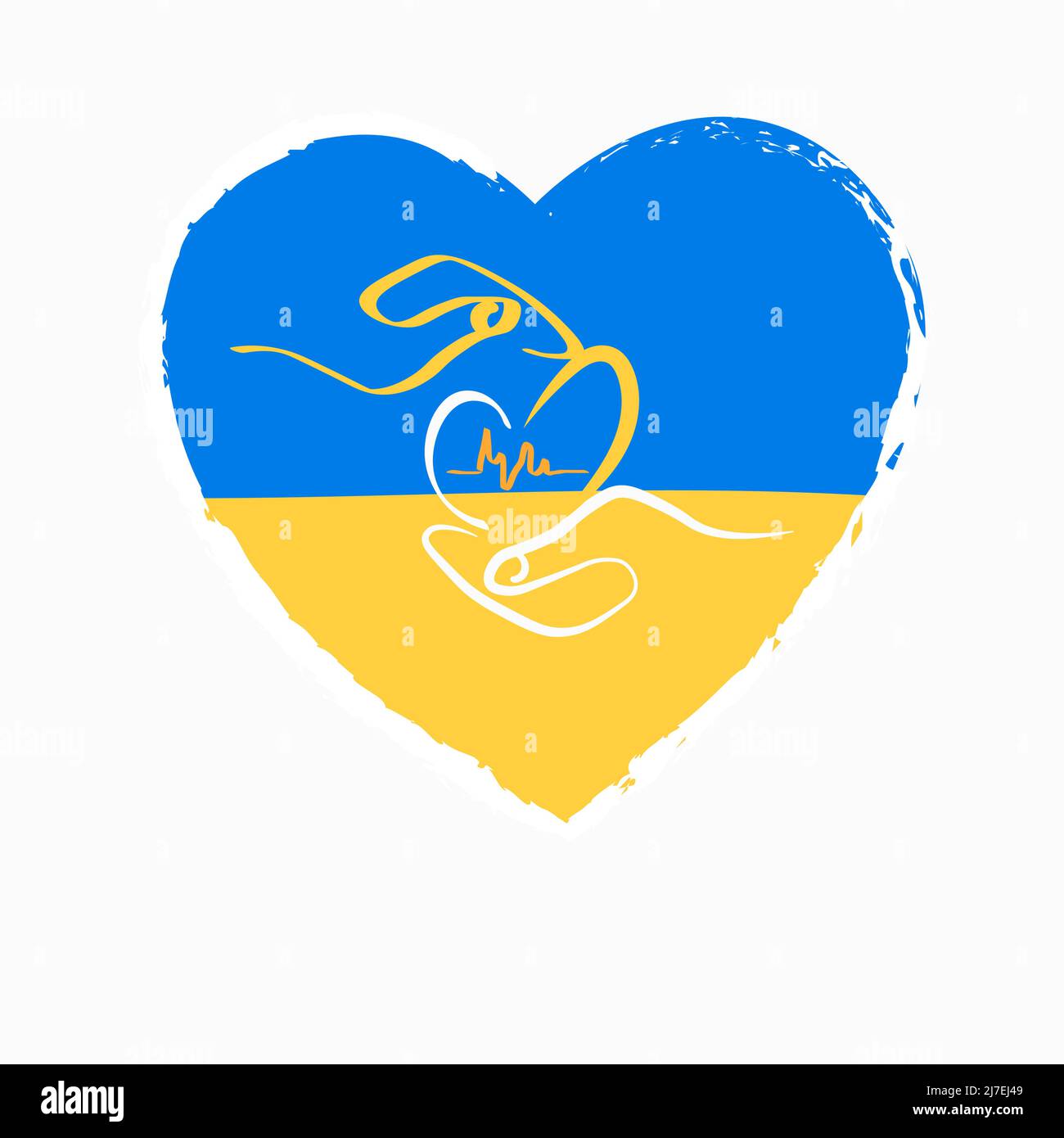 stand with Ukraine template banner pray for Ukrainian peace save ...