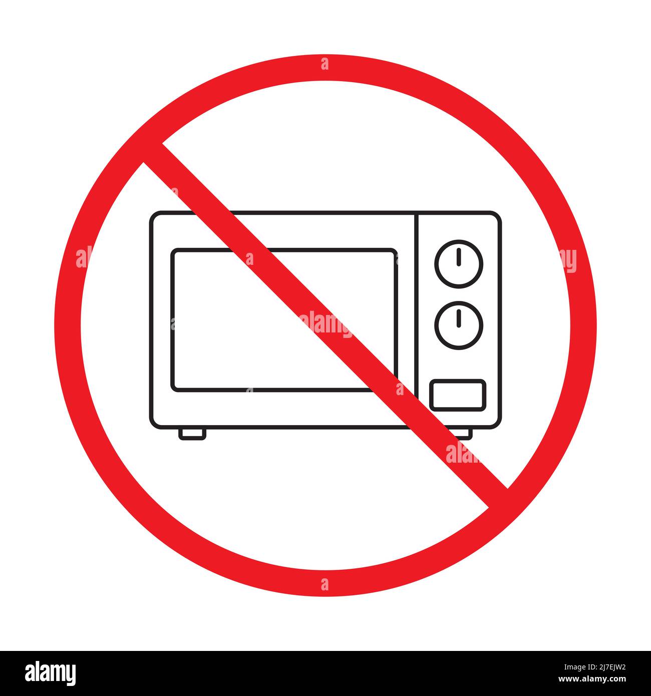 No microwave icon vector for graphic design, logo, website, social ...