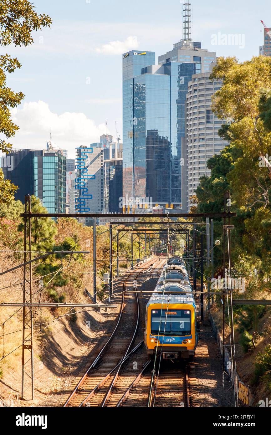 One urban railway track australia hi-res stock photography and images ...