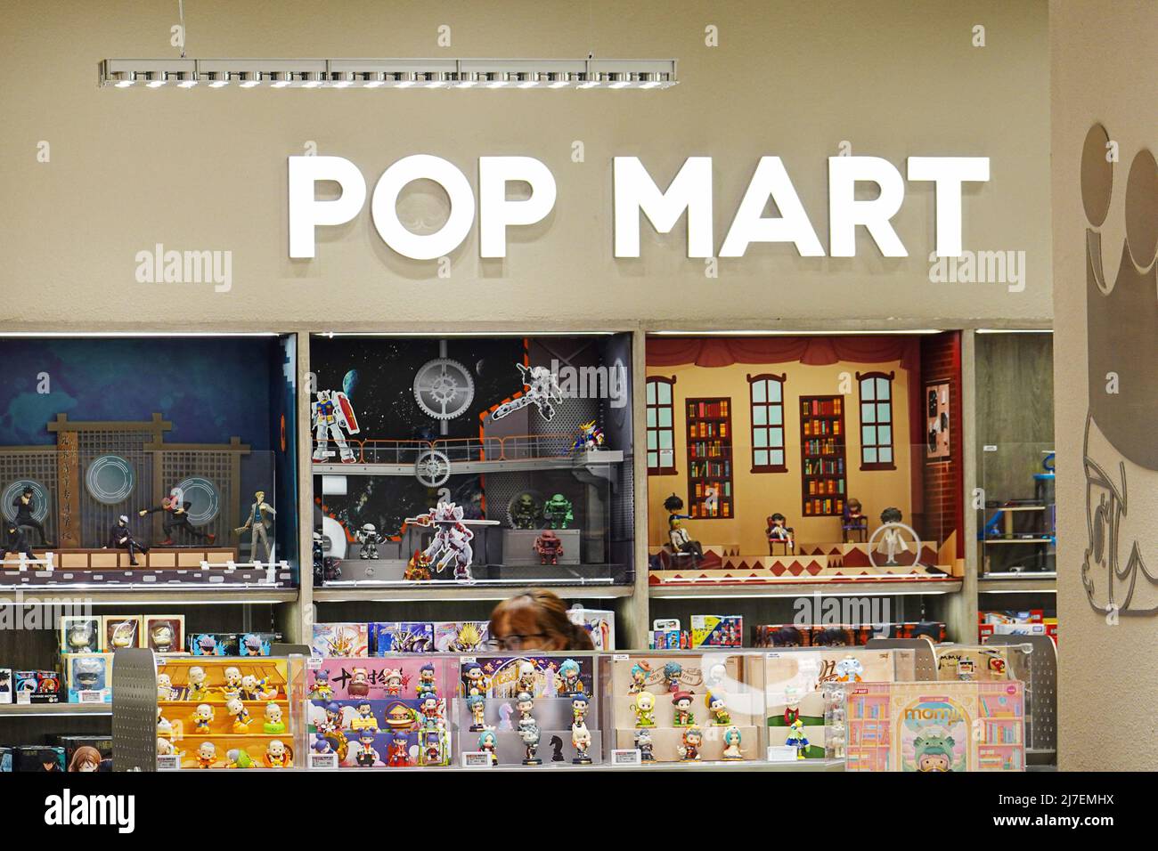 Pop Mart stores are open in Changzhou. (Photo by Sheldon Cooper / SOPA ...