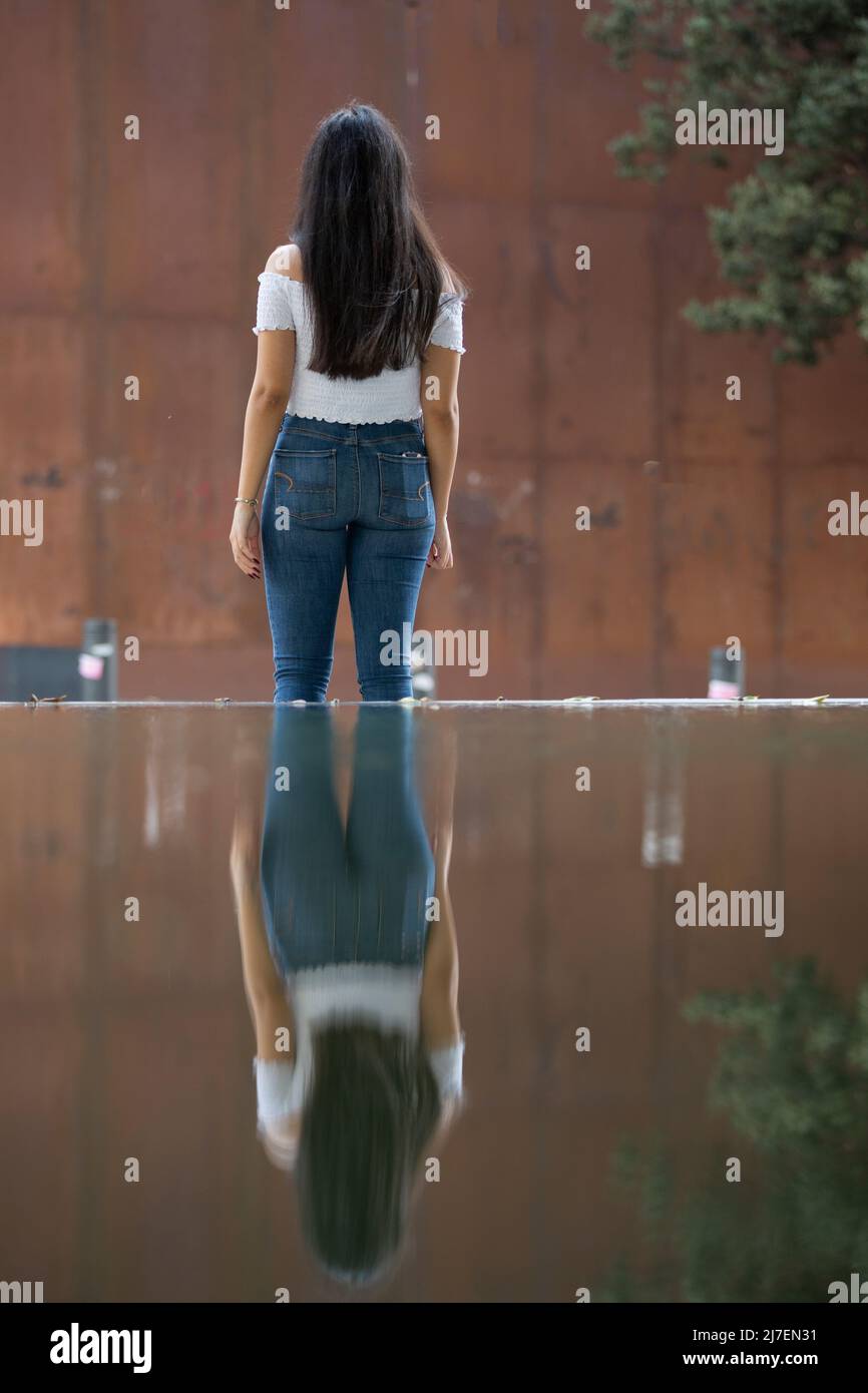 Womans reflection hi-res stock photography and images - Alamy