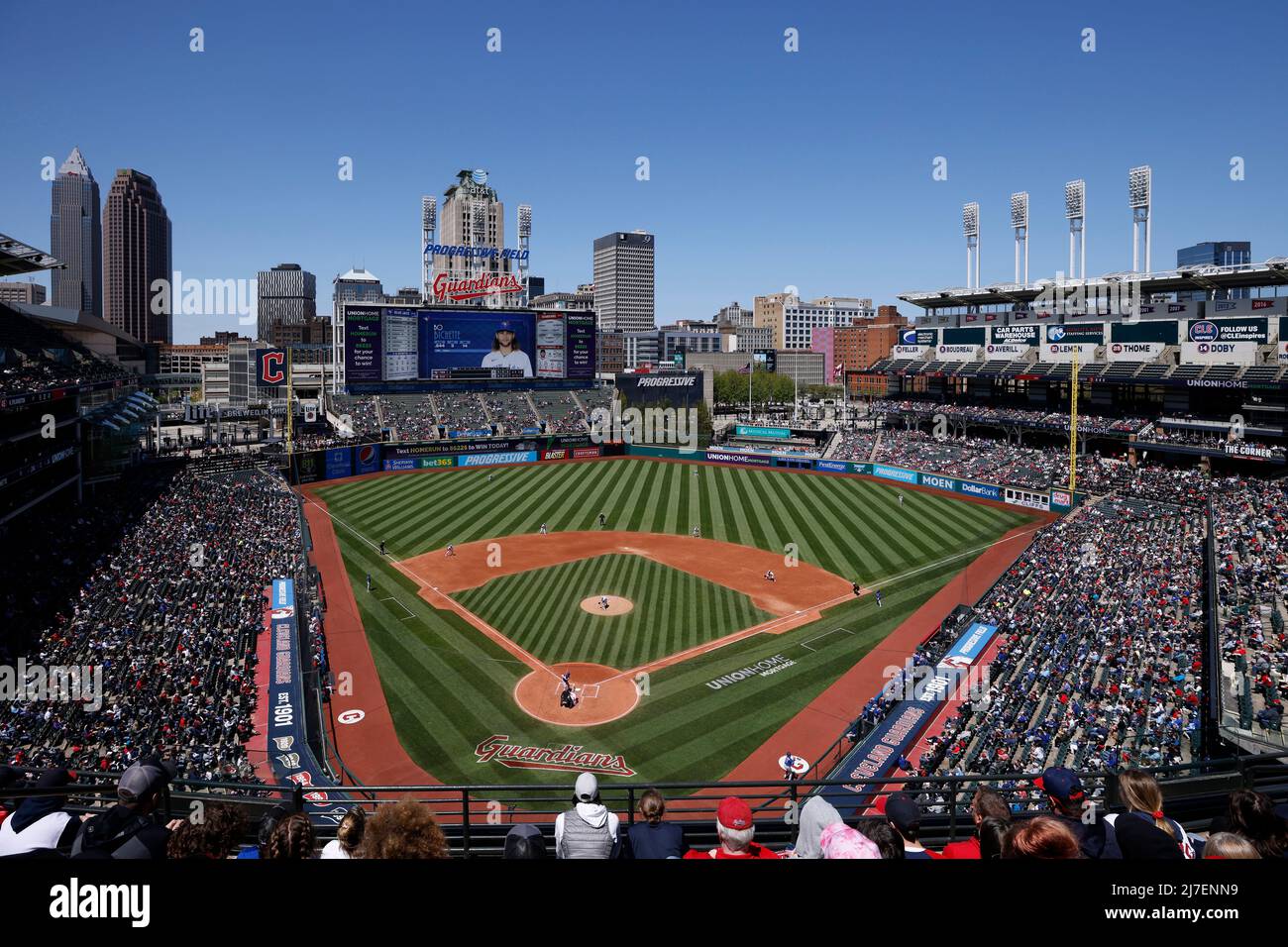 Progressive field guardians ballpark hi-res stock photography and ...