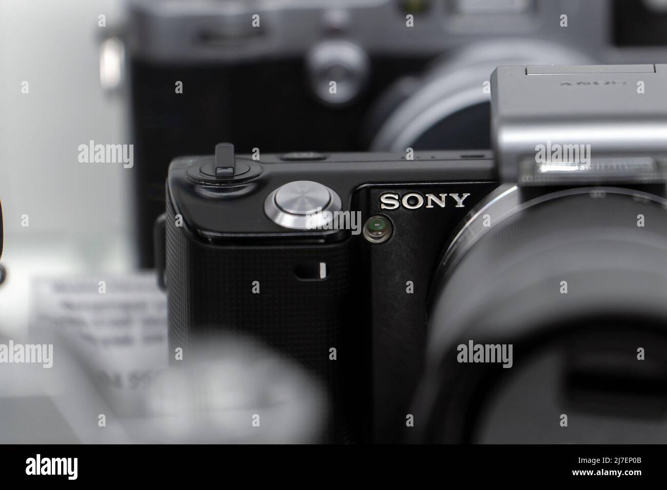 Sony logo camera hi-res stock photography and images - Alamy
