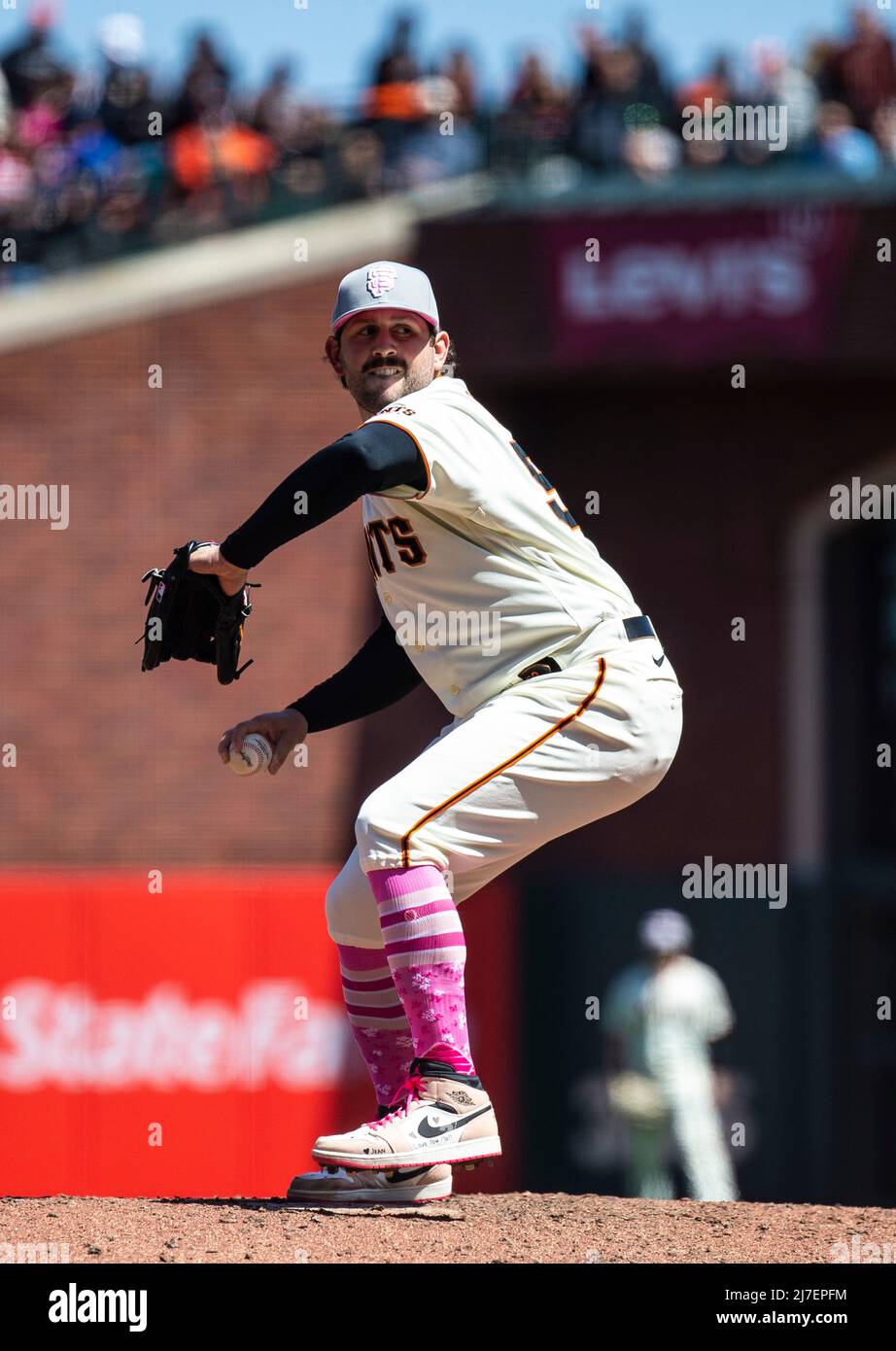 May 08 2022 San Francisco CA, U.S.A. San Francisco pitcher Dominic ...