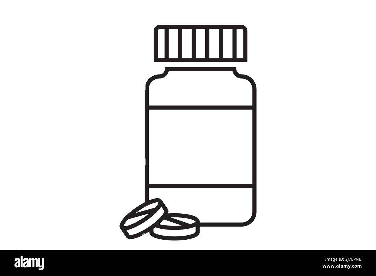 Pill pharmacy medicine icon. Health care tablet antibiotic sign ...