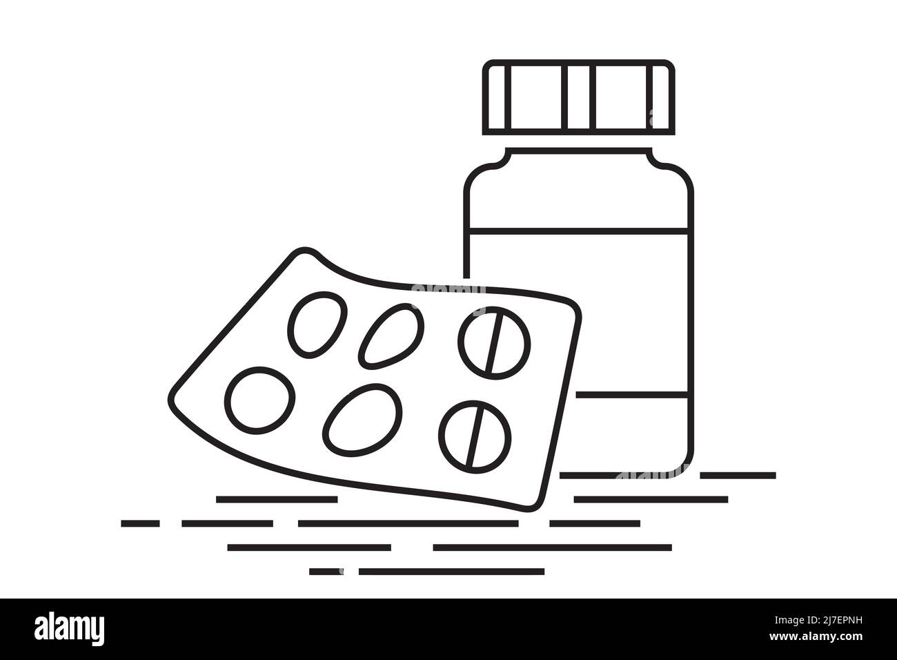 Pill pharmacy medicine icon. Health care tablet antibiotic sign ...