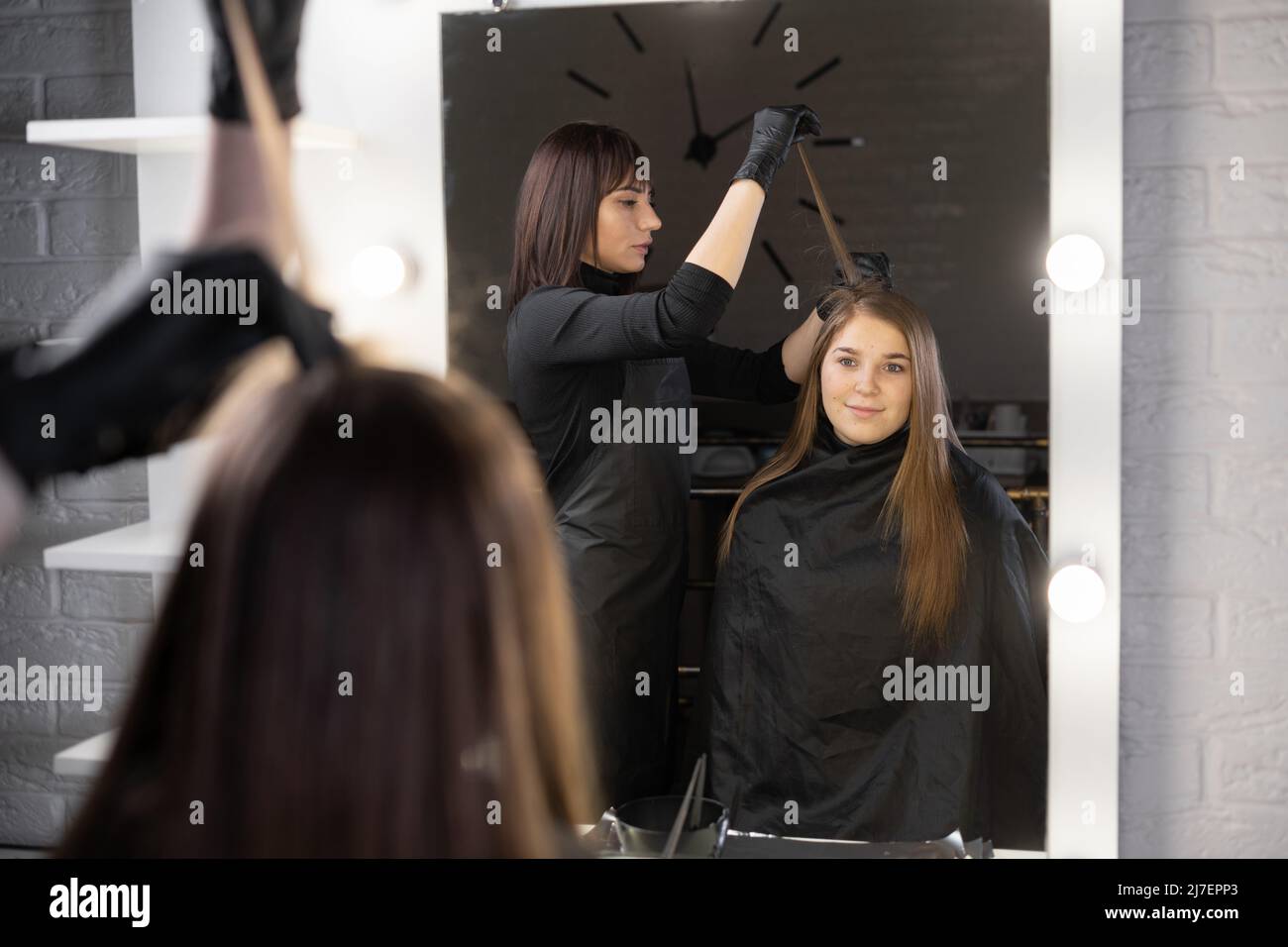 Strand of hair hi-res stock photography and images - Alamy