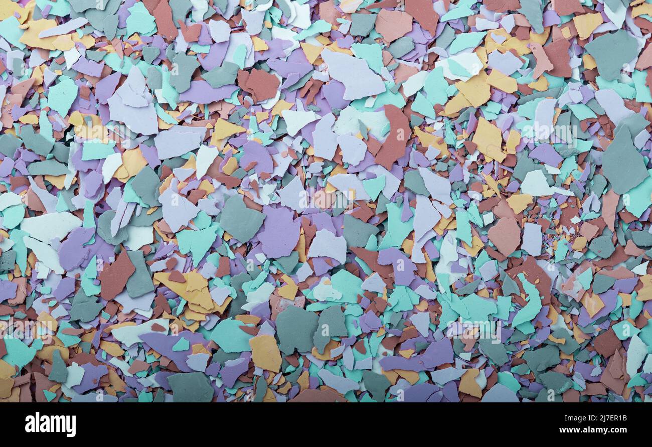 Colorful concrete chips for making terrazzo Stock Photo - Alamy