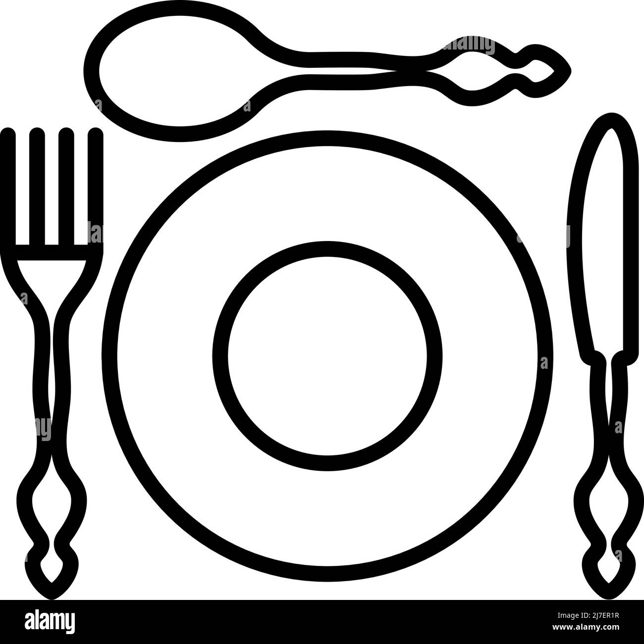 Silverware And Plate Clipart