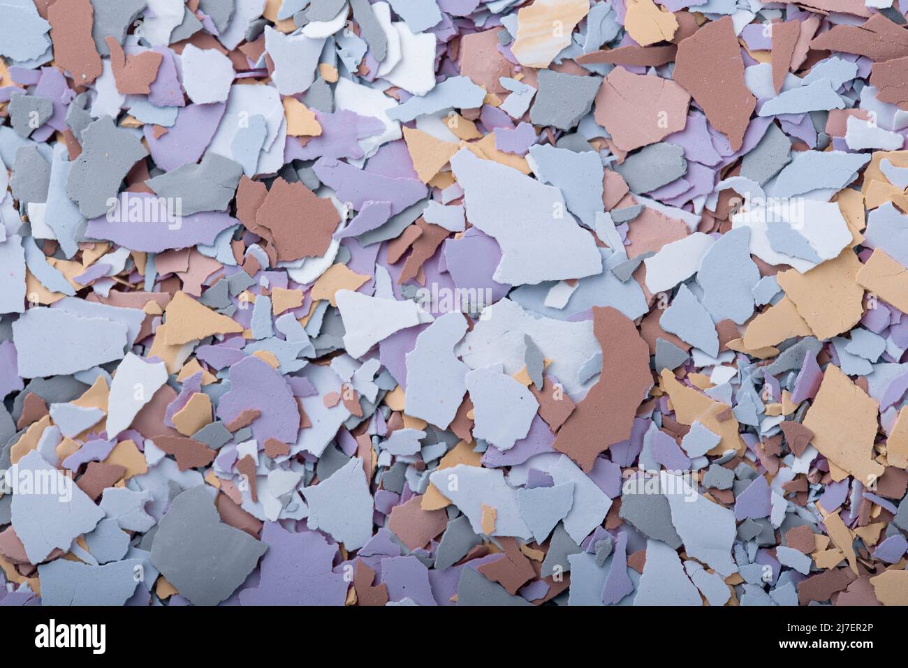 Colorful concrete chips for making terrazzo Stock Photo - Alamy