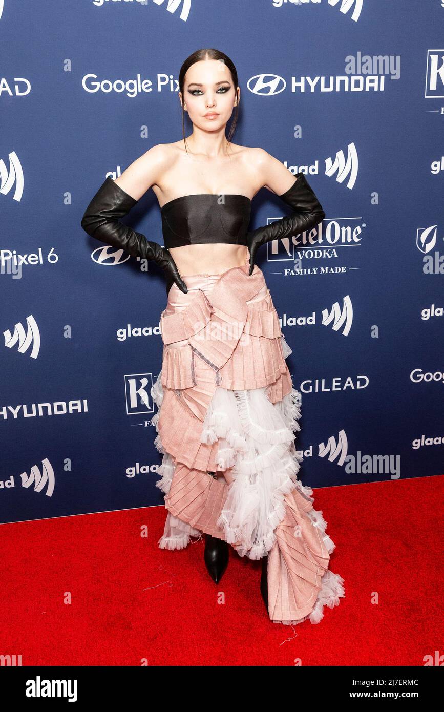 Dove Cameron attends 33rd Annual GLAAD Media Awards at Hilton Midtown ...