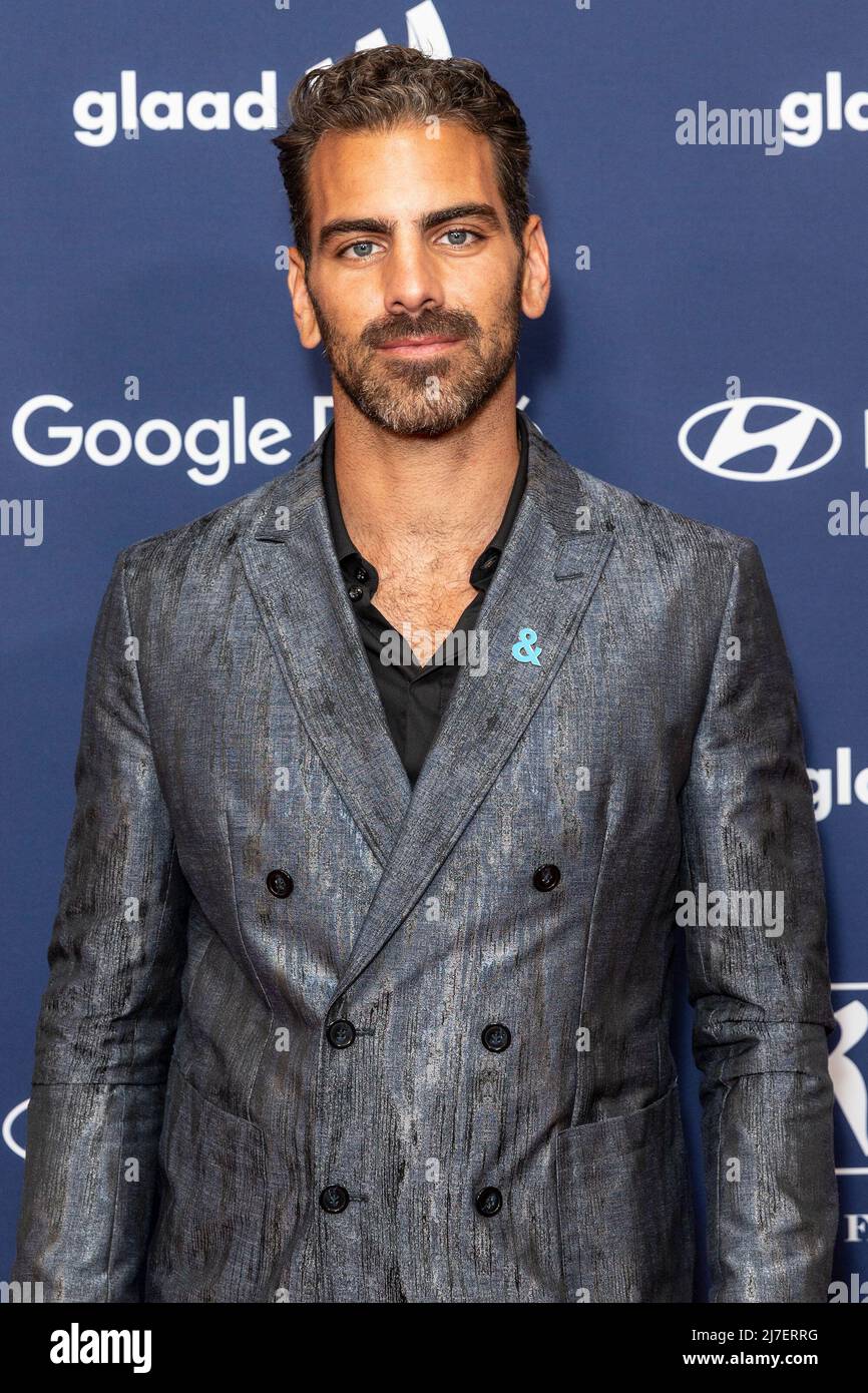 Nyle DiMarco attends 33rd Annual GLAAD Media Awards at Hilton Midtown ...