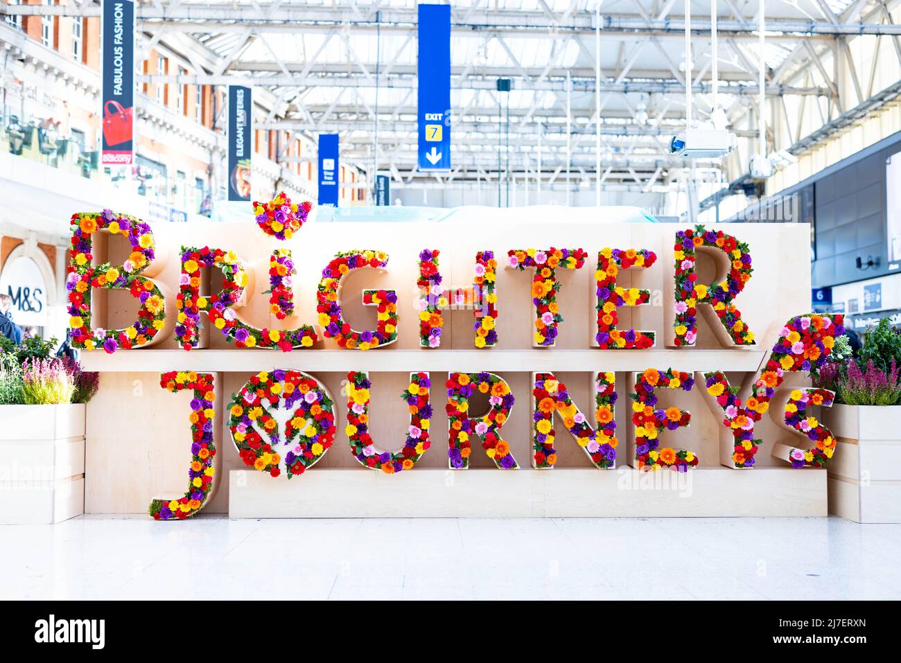 EDITORIAL USE ONLY File photo dated 02/10/2021 of a sensory floral installation at London ...