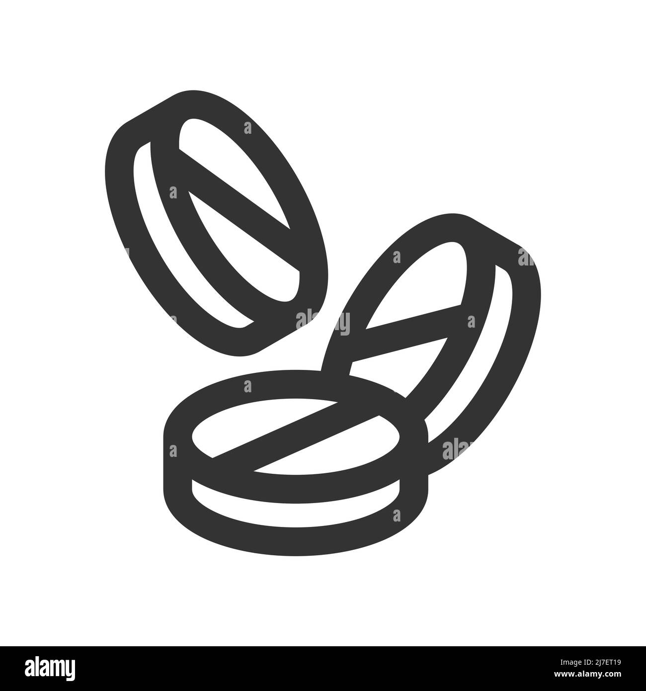 Heartache line icon vector Stock Vector Images - Alamy