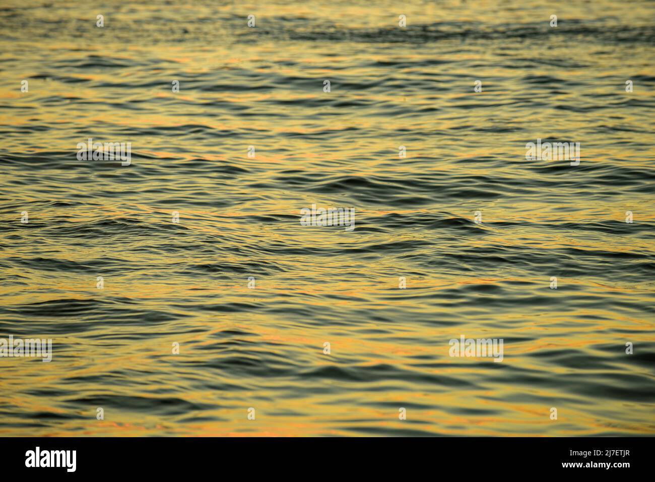 Blue sea with clear water. Ocean deep indigo in daylight. Feeling calm ...