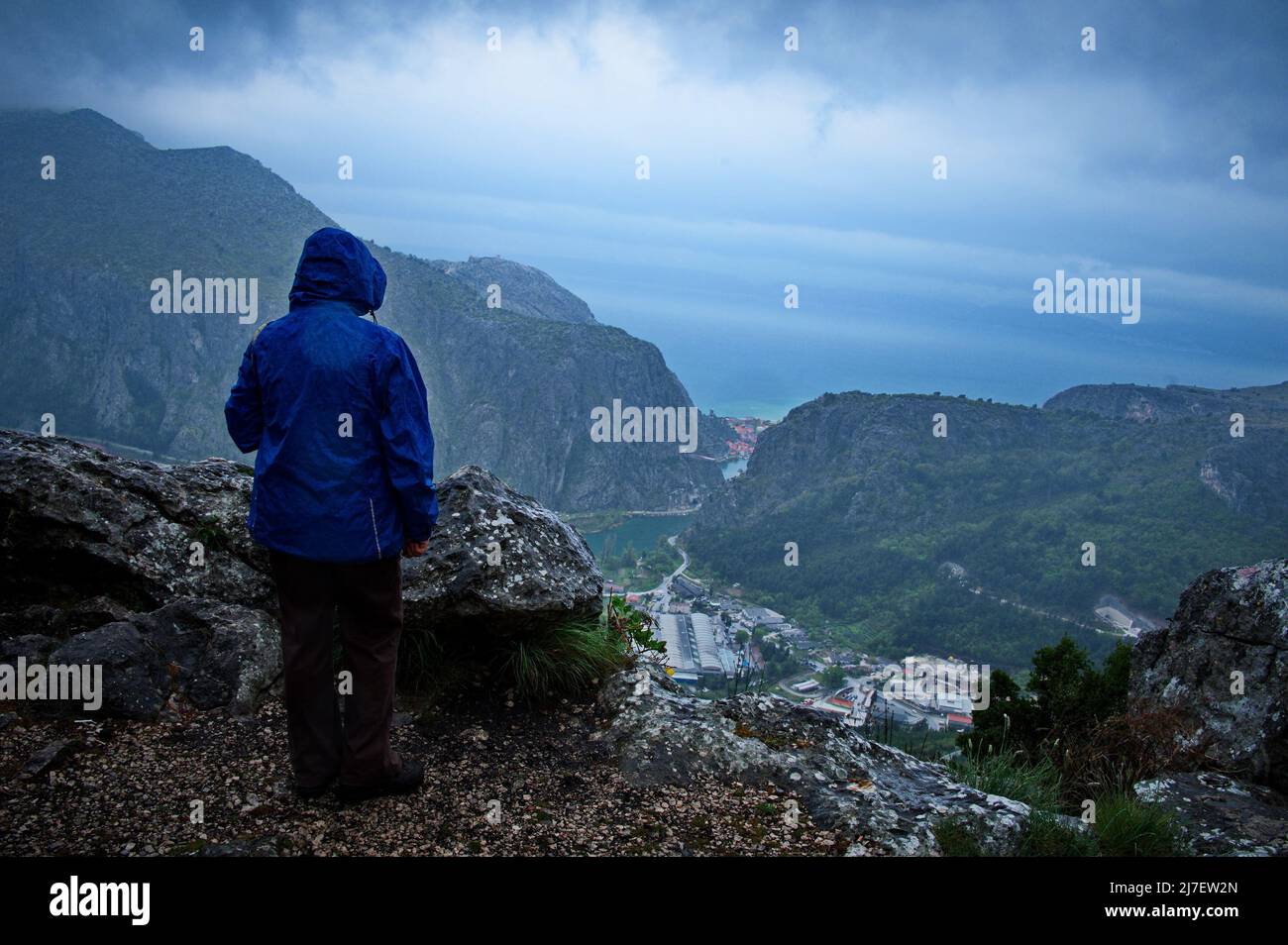 Female hood top rear view hi-res stock photography and images - Alamy