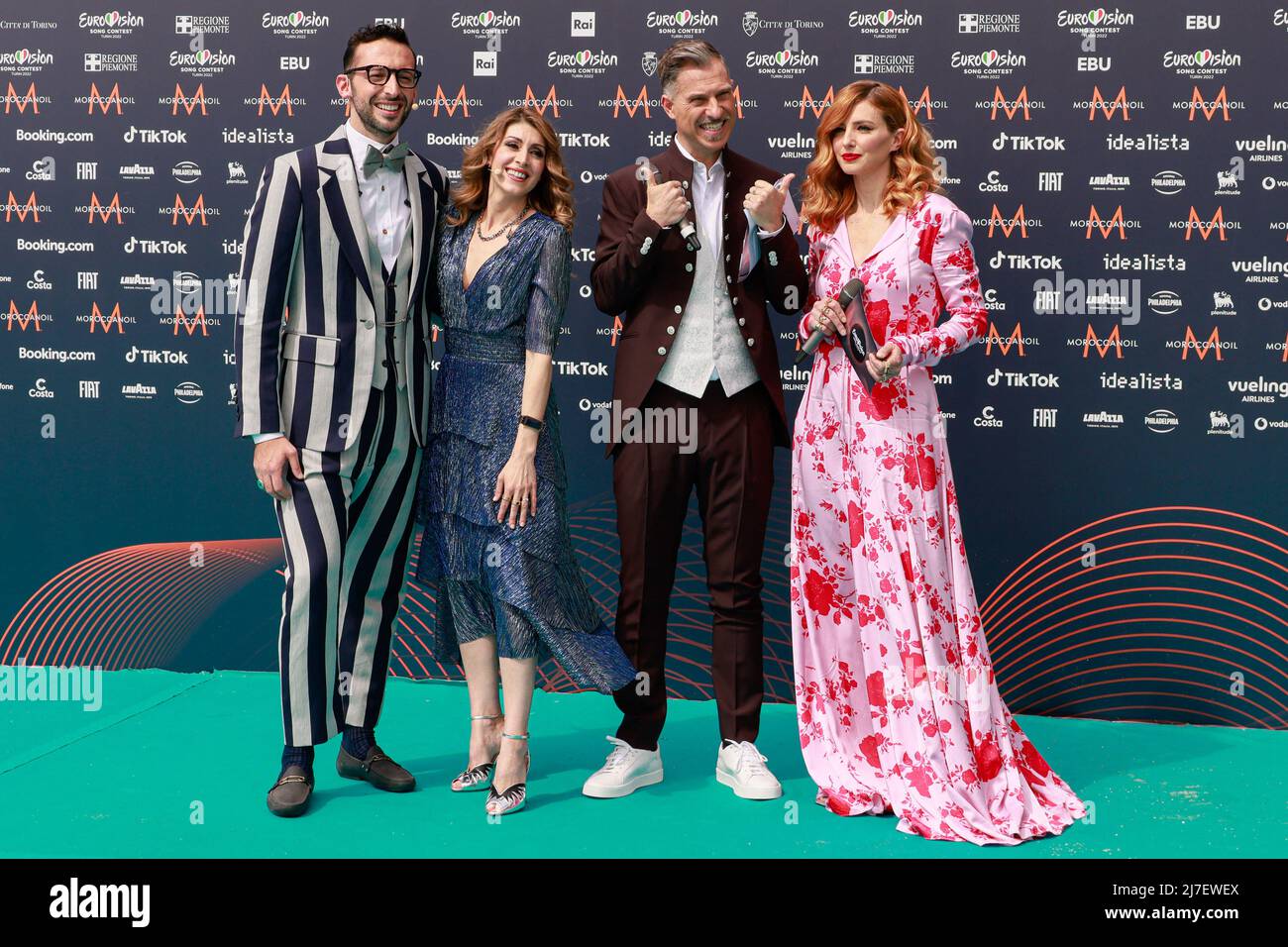 Turin, Italy, 08/05/2022, Mario Acampa, Laura Carusino, Carolina Di ...