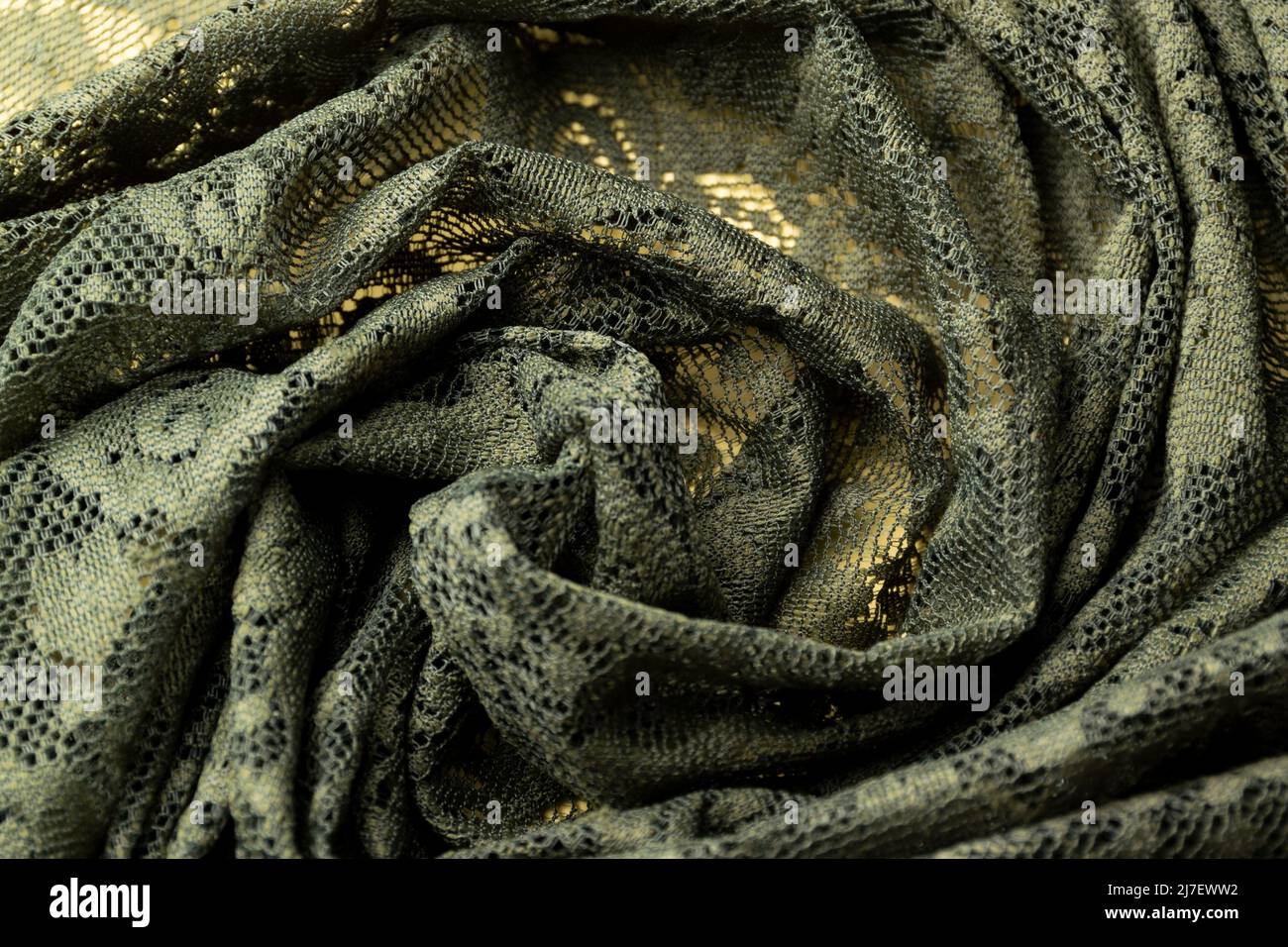 Old fashion green lace cloth, embroidery textile background Stock Photo ...