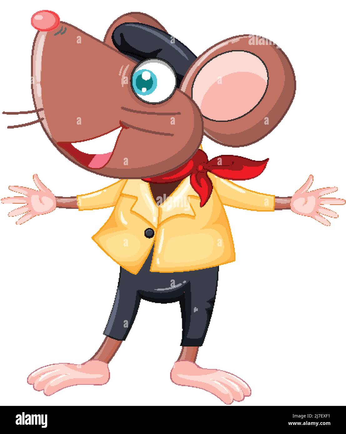 Cartoon mouse wearing clothes illustration Stock Vector Image & Art - Alamy
