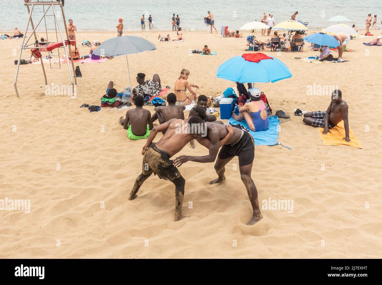 Las Palmas, Gran Canaria, Canary Islands, Spain. 8th May, 2022. Young ...