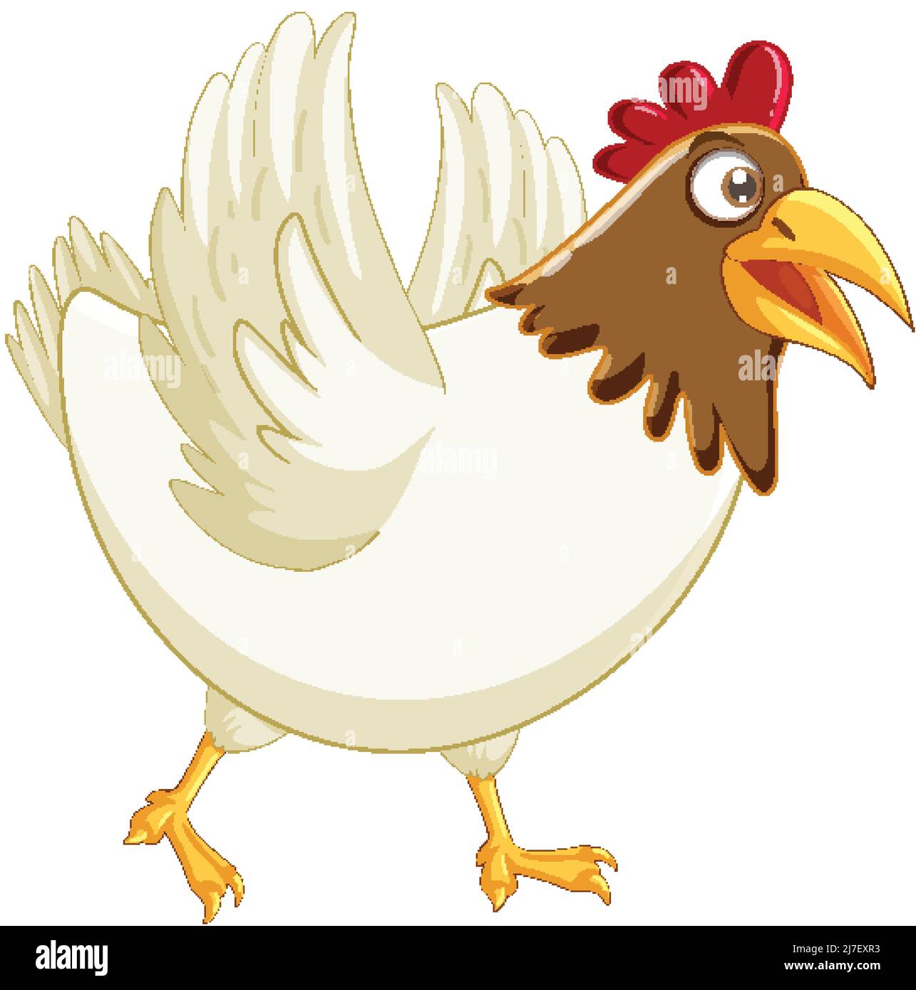 A chicken cartoon character illustration Stock Vector Image & Art - Alamy