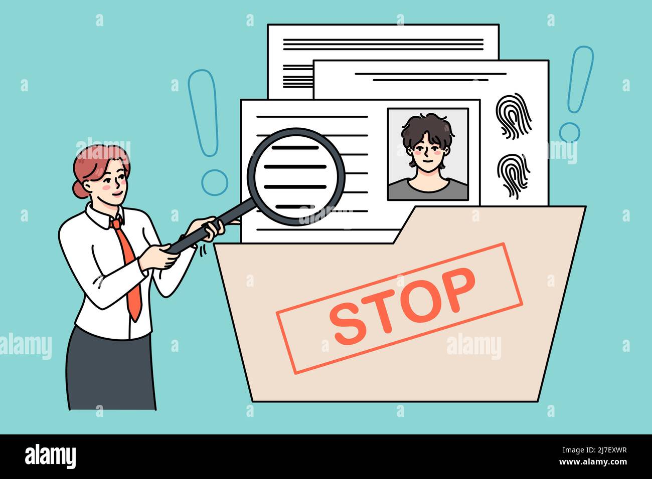 Good employer illustration Stock Vector Images - Alamy