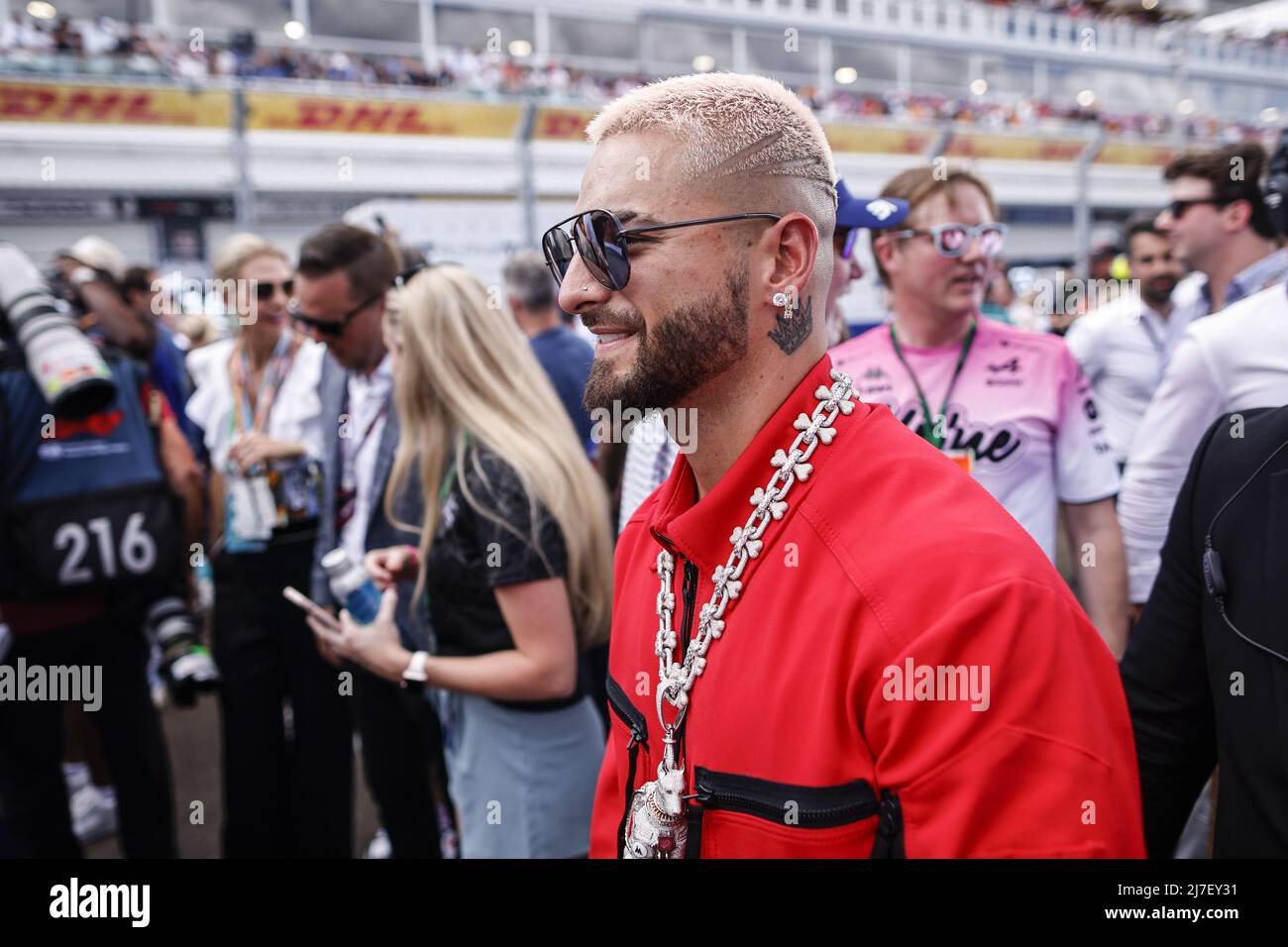 Miami, USA, 08/05/2022, Maluma, portrait during the Formula 1 Crypto ...