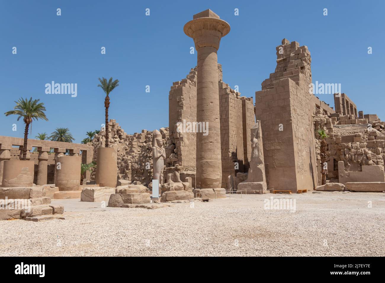 The Karnak Temple Complex consists of a number of temples, chapels, and ...