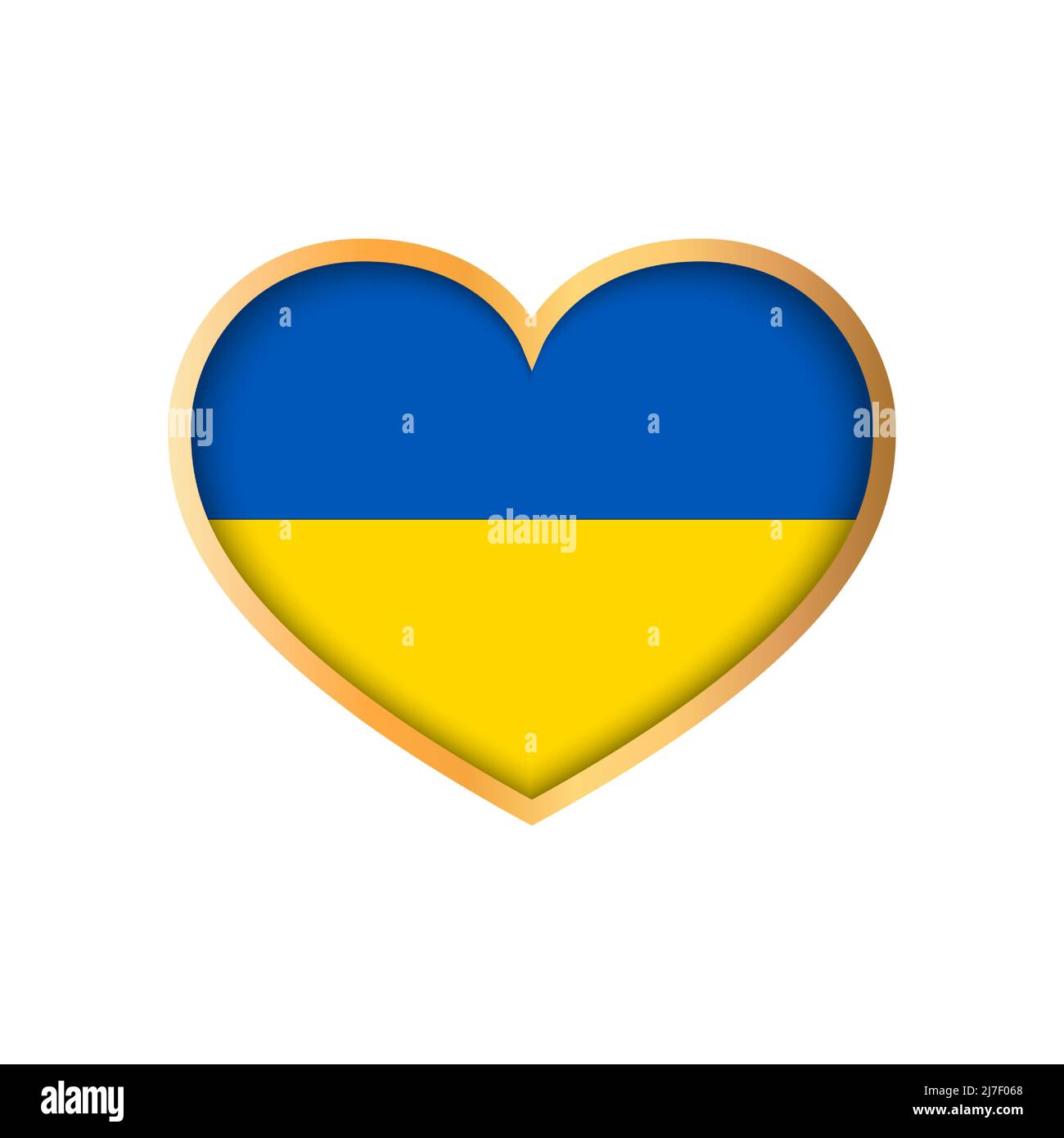 I love Ukraine. Heart. Ukrainian flag. Flag of Ukraine. Vector ...