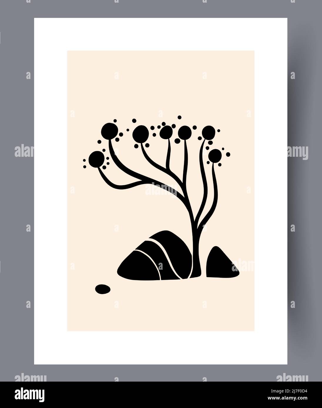 Scandinavian modern print background Stock Vector Images - Alamy