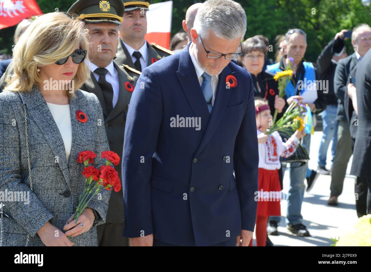 Ambassador of Ukraine to Germany Andrij Melnyk and his wife Switlana ...