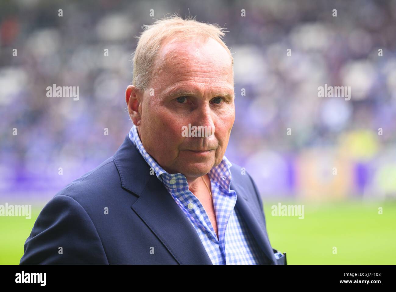 Aue, Germany. 08th May, 2022. Soccer: 2nd Bundesliga, FC Erzgebirge Aue ...