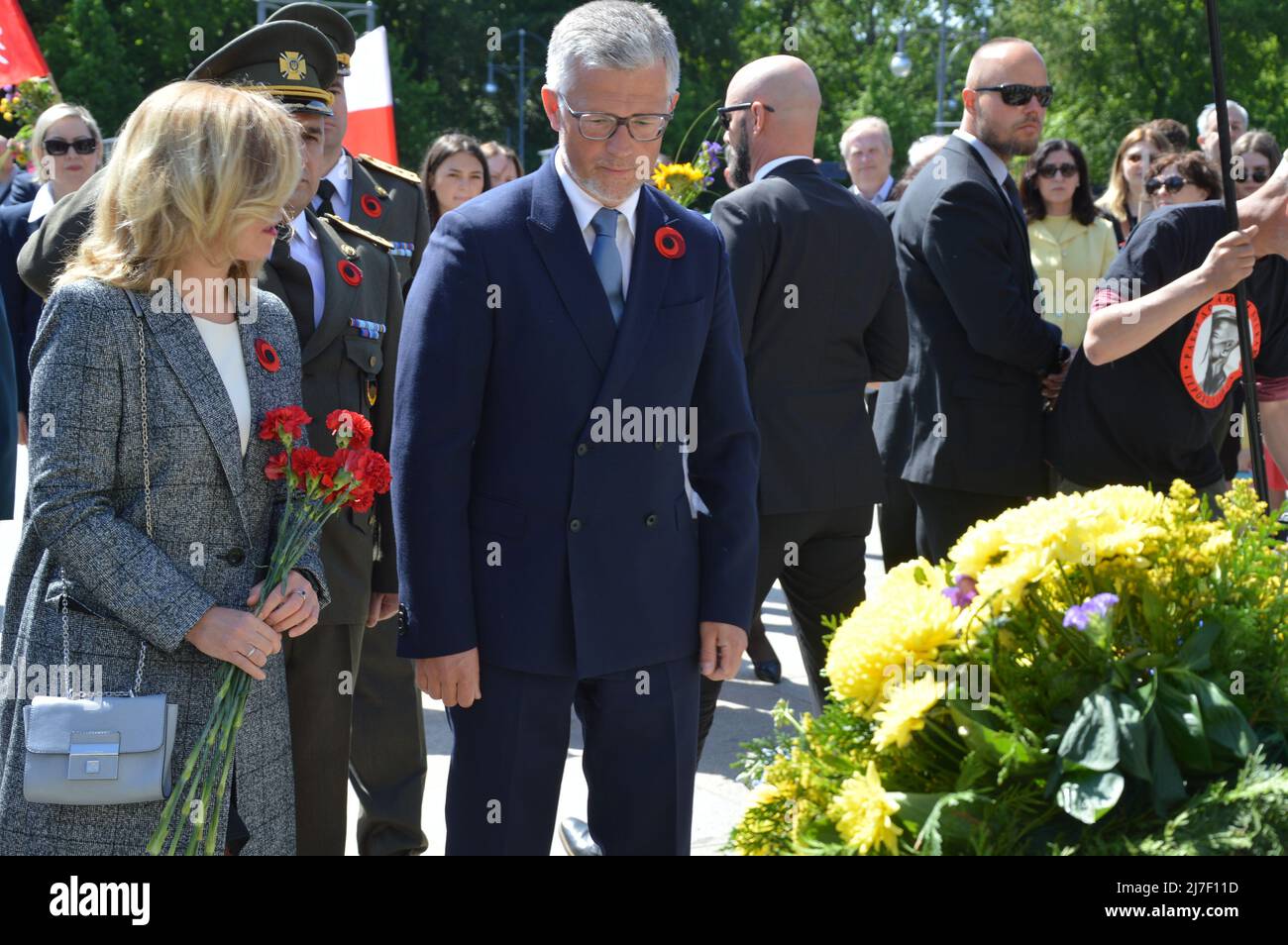 Ambassador of Ukraine to Germany Andrij Melnyk and his wife Switlana ...