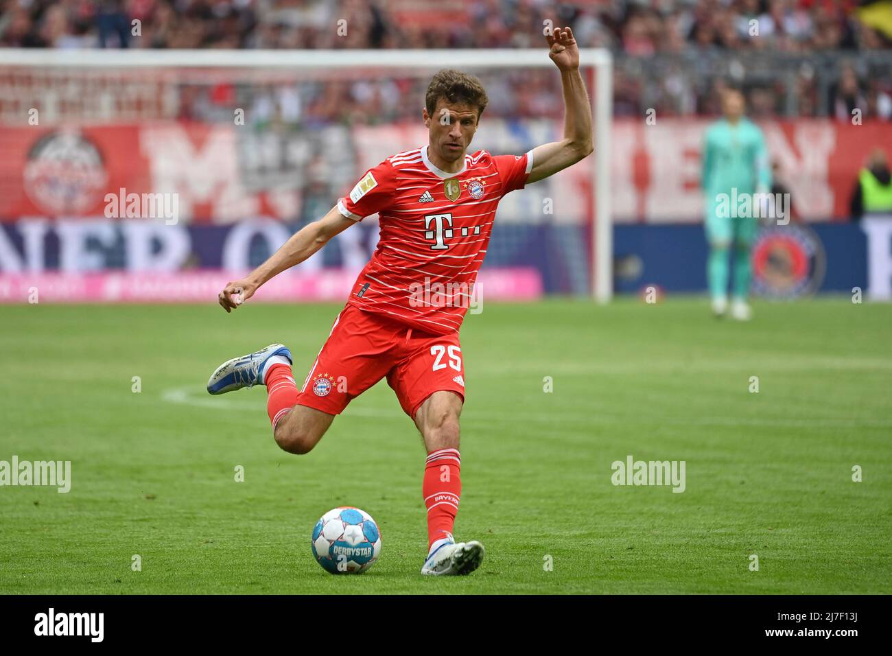 Thomas MUELLER (MULLER, FC Bayern Munich), action, single action ...