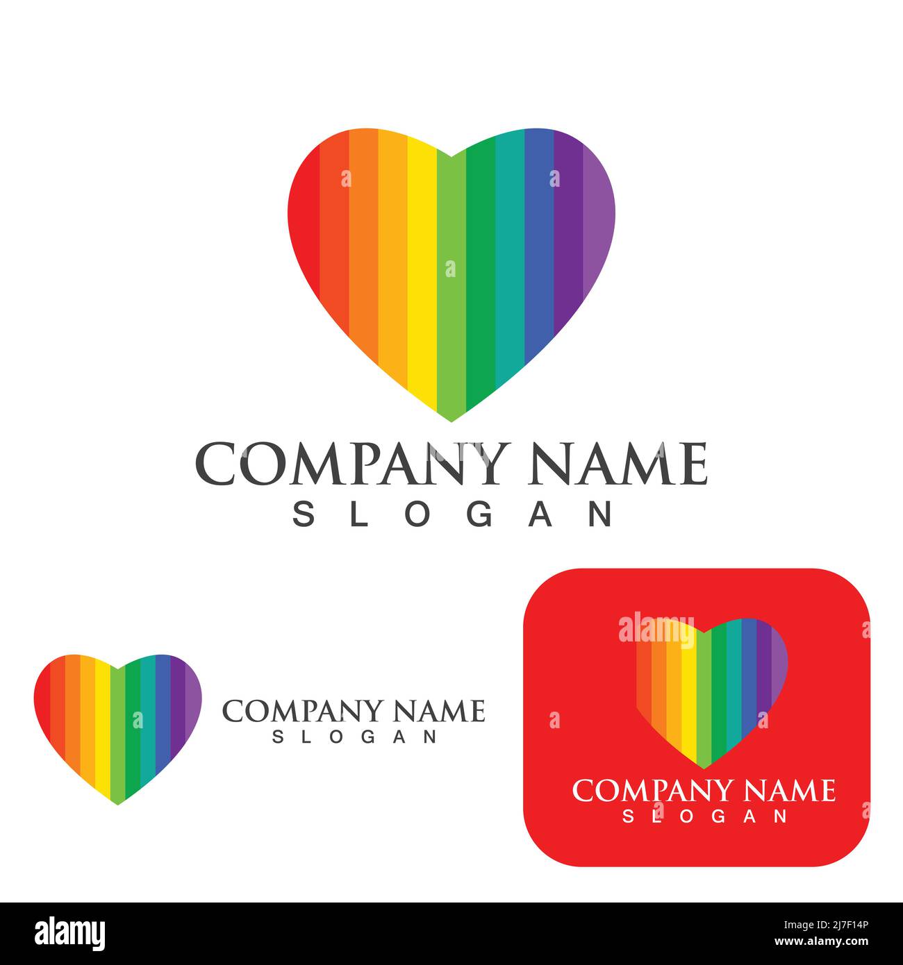 Love logo Vector icon illustration design Template Stock Vector Image ...