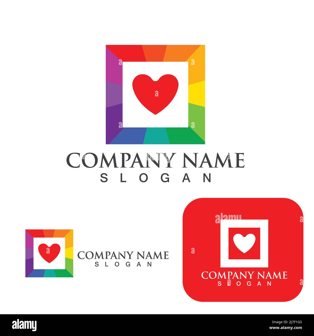 Love logo Vector icon illustration design Template Stock Vector Image ...