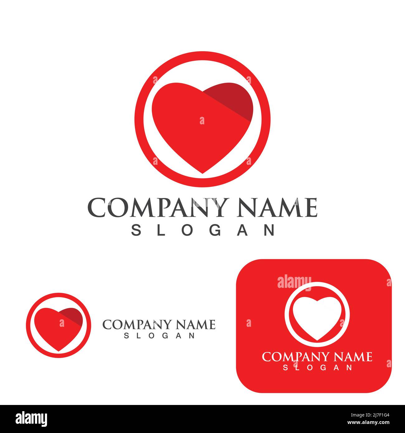 Love logo Vector icon illustration design Template Stock Vector Image ...