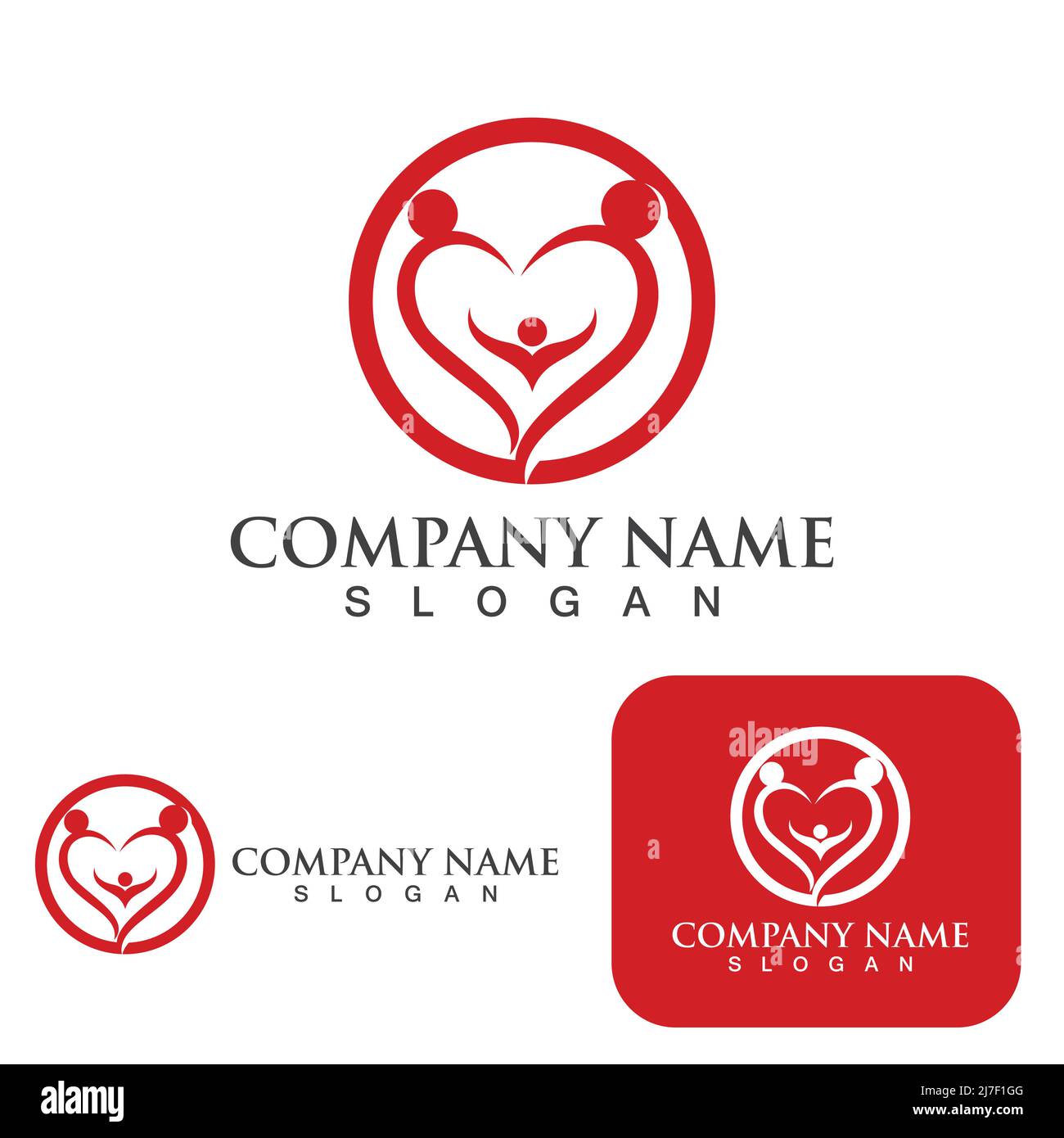 Love logo Vector icon illustration design Template Stock Vector Image ...