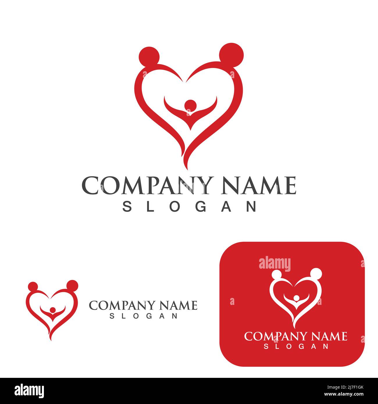 Love logo Vector icon illustration design Template Stock Vector Image ...