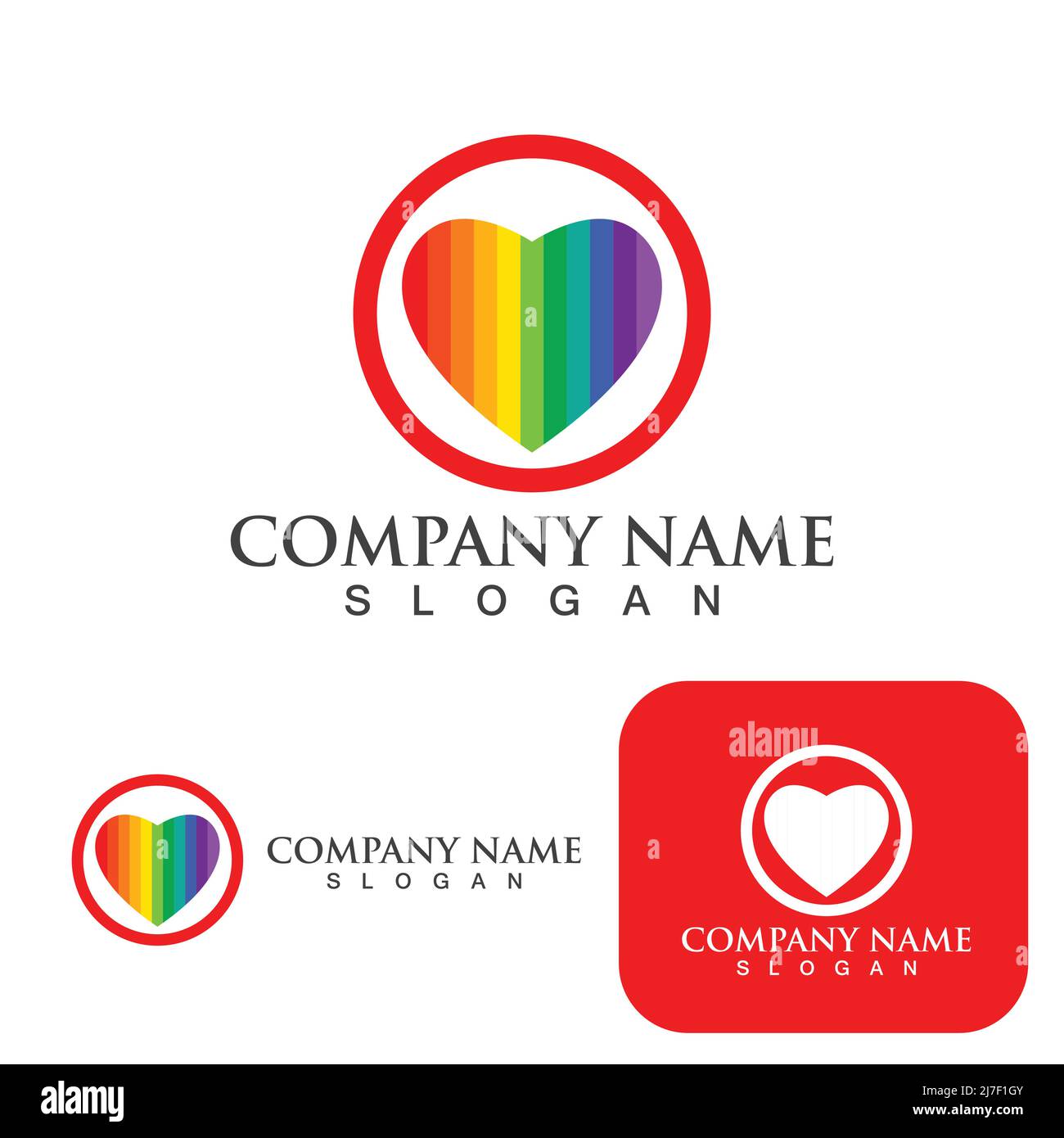 Love logo Vector icon illustration design Template Stock Vector Image ...