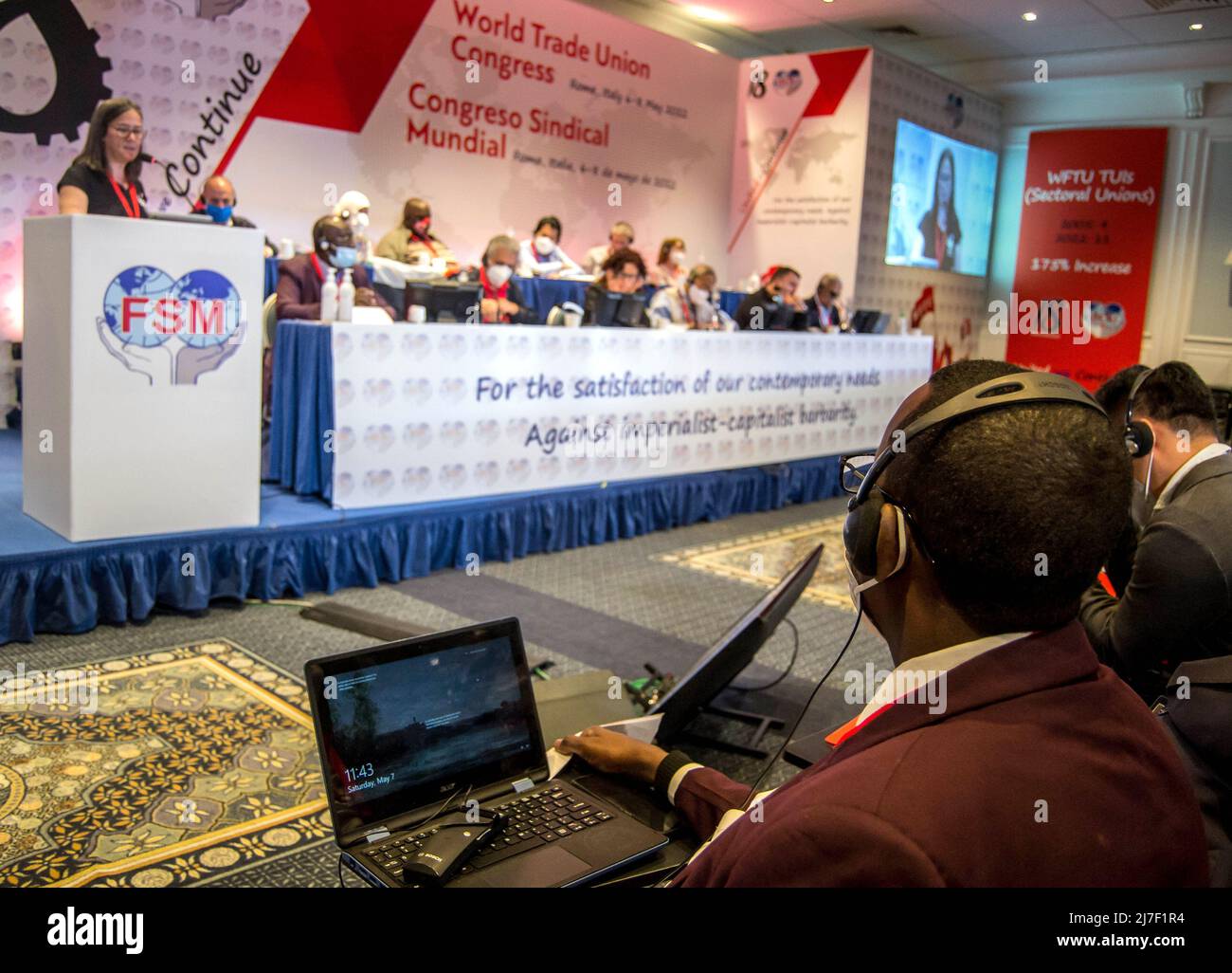 World trade union federation fsm hi-res stock photography and images ...