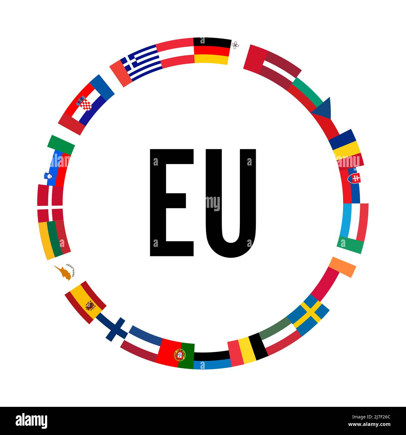 European countries flags in Stock Vector Images - Alamy