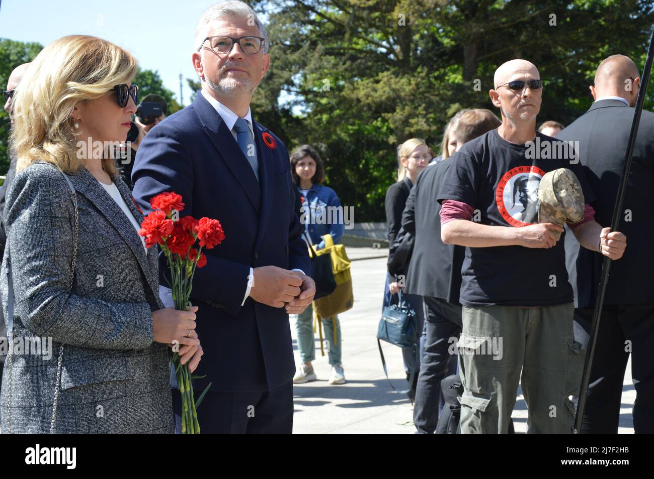 Ambassador of Ukraine to Germany Andrij Melnyk and his wife Switlana ...
