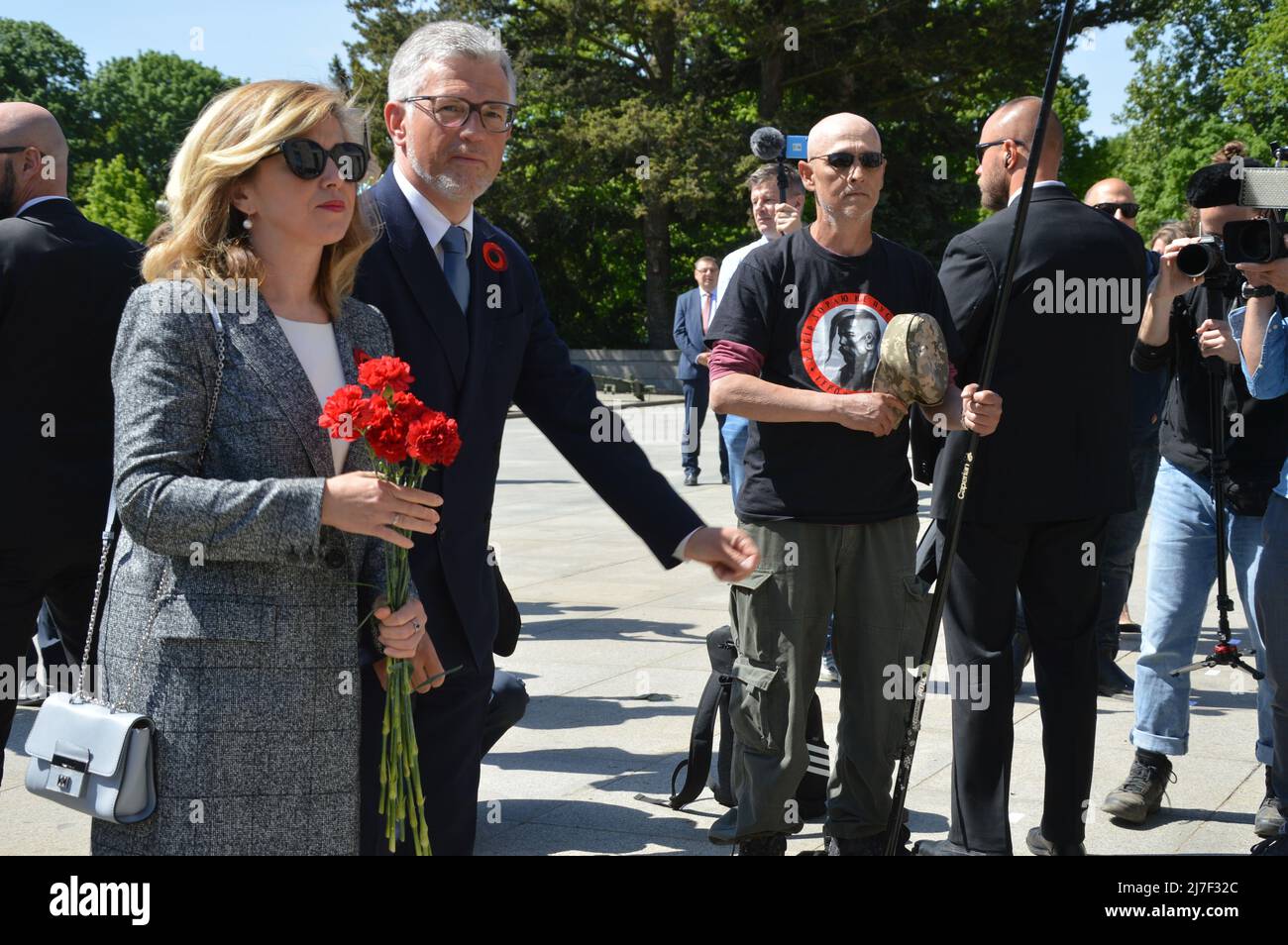 Ambassador of Ukraine to Germany Andrij Melnyk and his wife Switlana ...