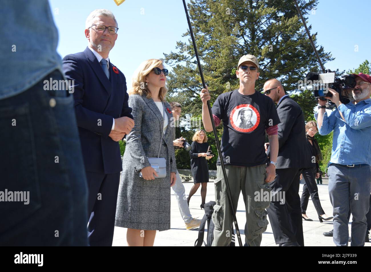 Ambassador of Ukraine to Germany Andrij Melnyk and his wife Switlana ...