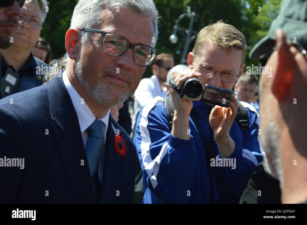 Ambassador of Ukraine to Germany Andrij Melnyk and his wife Switlana ...
